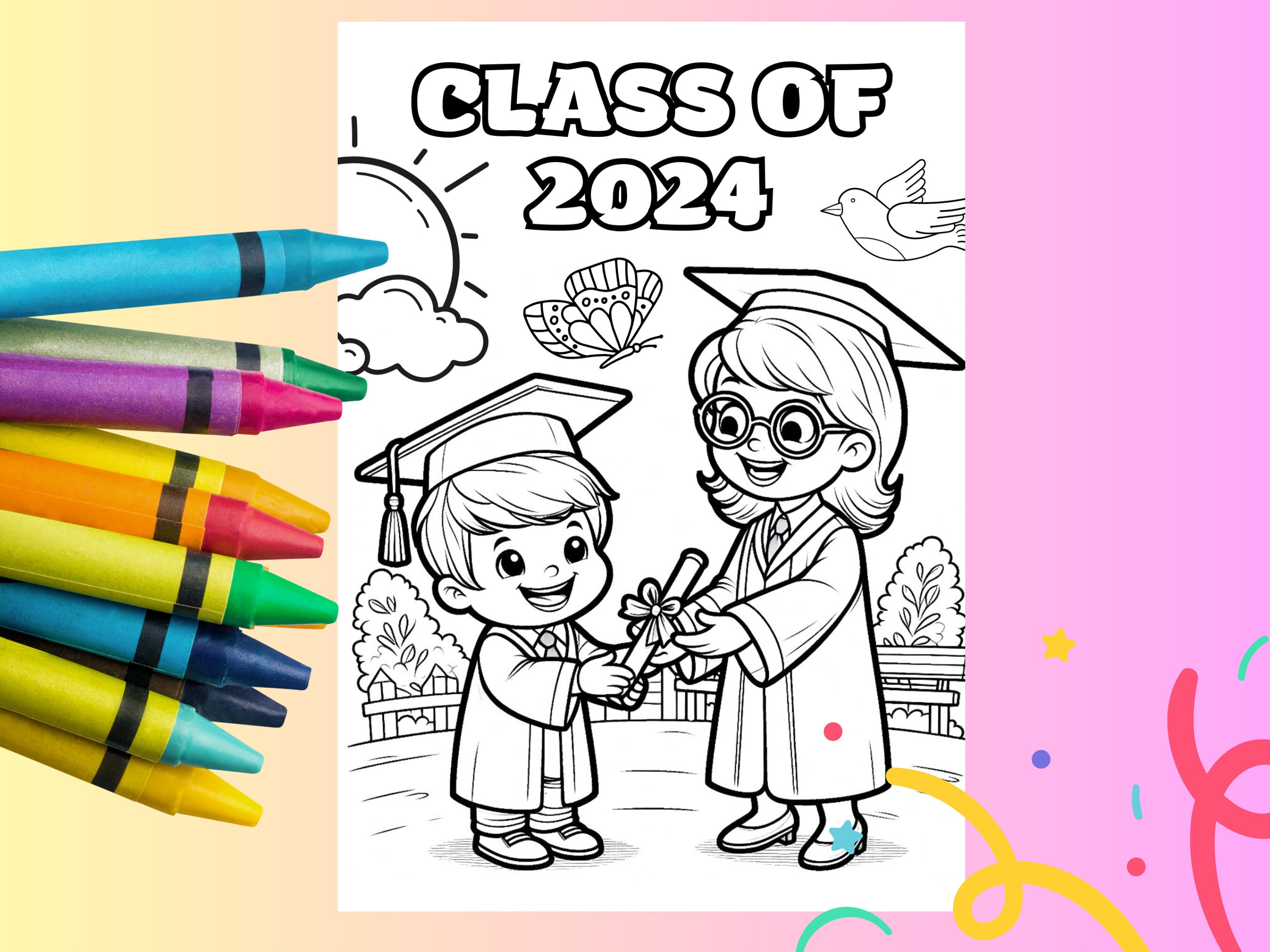 Graduation Coloring Pages, Graduation Coloring Sheets, Coloring Pages ...