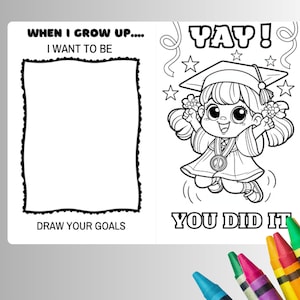 Happy Graduation Activity Coloring Booklet, Pdf Coloring Book, Coloring ...