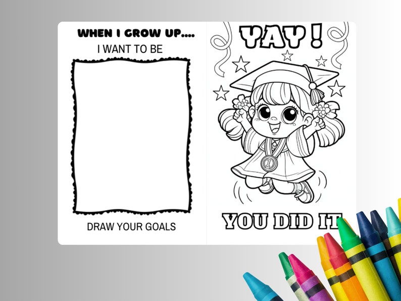 Happy Graduation Activity Coloring Booklet, Pdf Coloring Book, Coloring ...