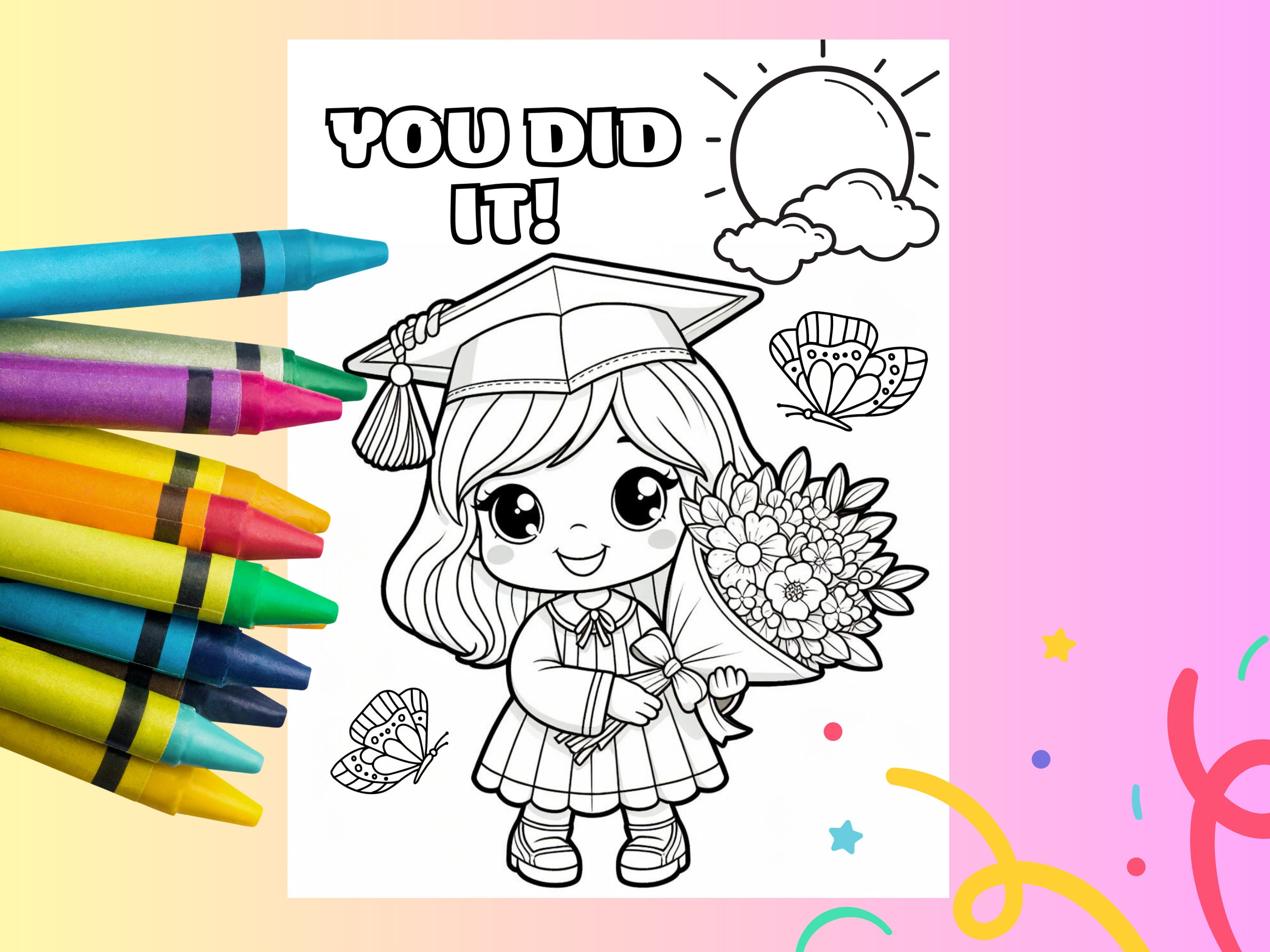 Graduation Coloring Pages, Graduation Coloring Sheets, Coloring Pages ...