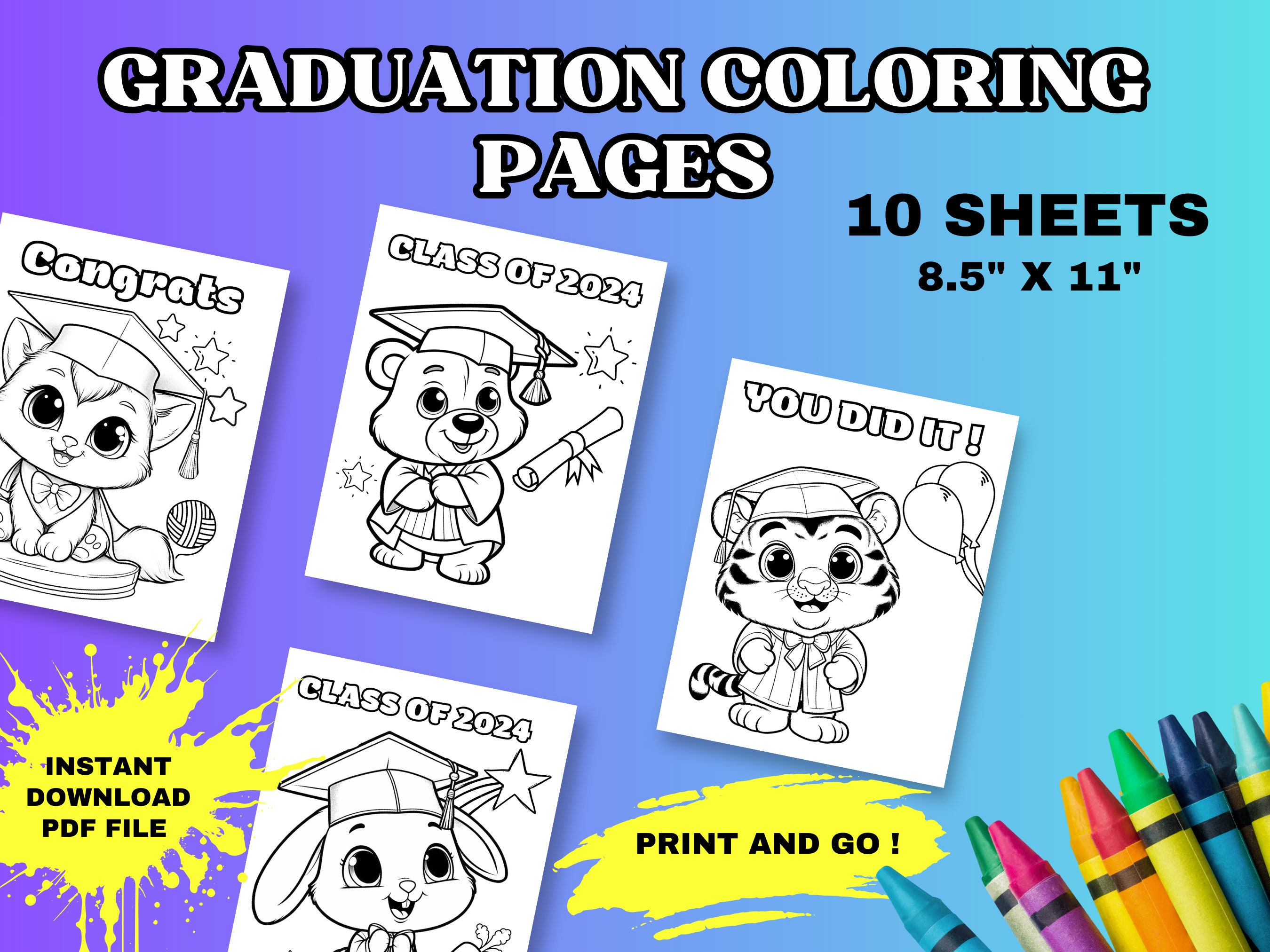 Graduation Coloring Pages, Graduation Coloring Sheets, Coloring Pages ...