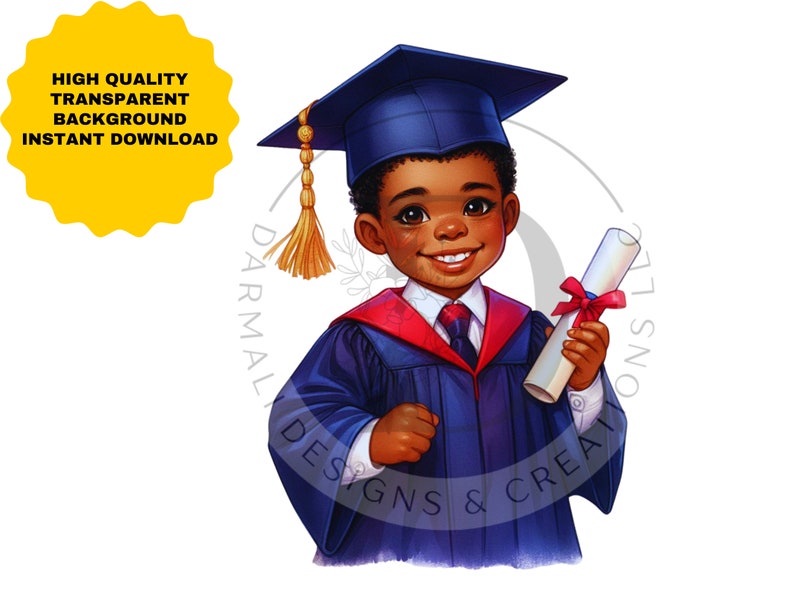 Graduation Kid Clipart, Preschool Png, Preschool Grad Clipart, Cap ...