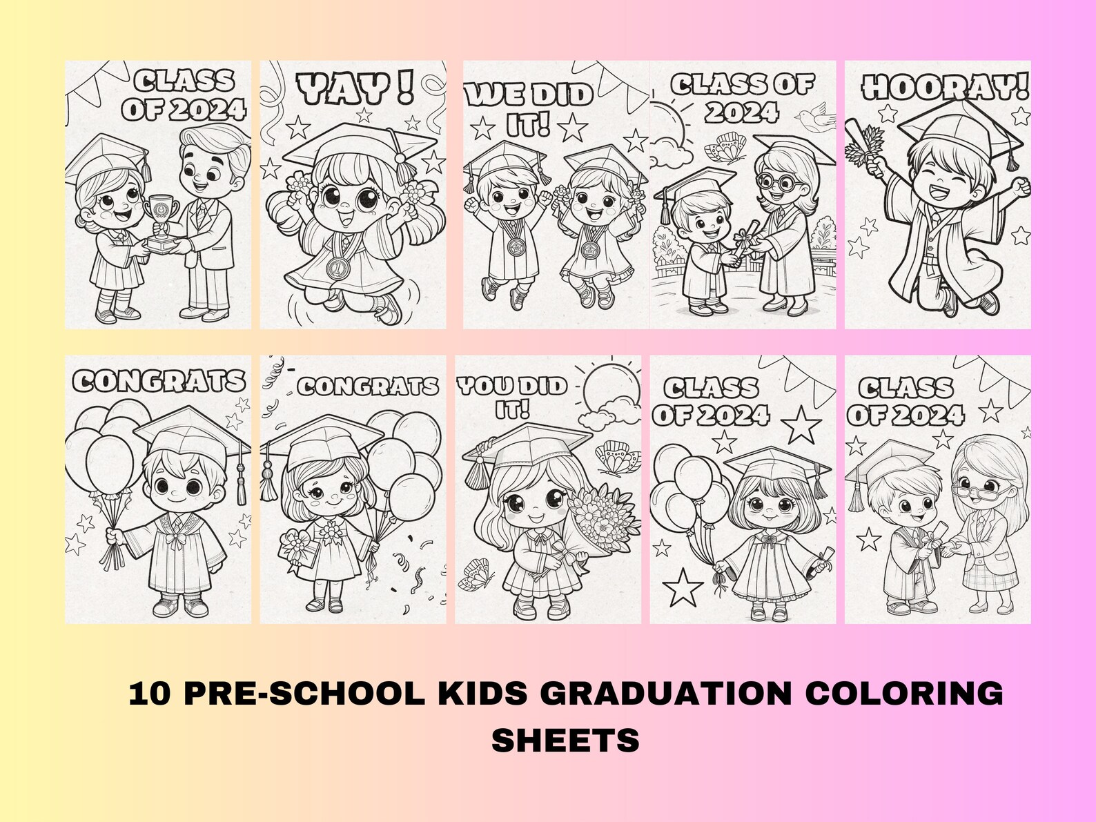 Graduation Coloring Pages, Graduation Coloring Sheets, Coloring Pages ...