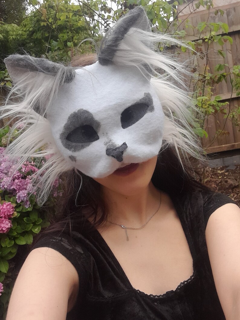 Custom Cat Mask // Therian Mask // Commissions Open - Etsy