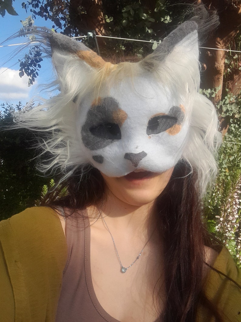 Custom Cat Mask // Therian Mask // Commissions Open - Etsy