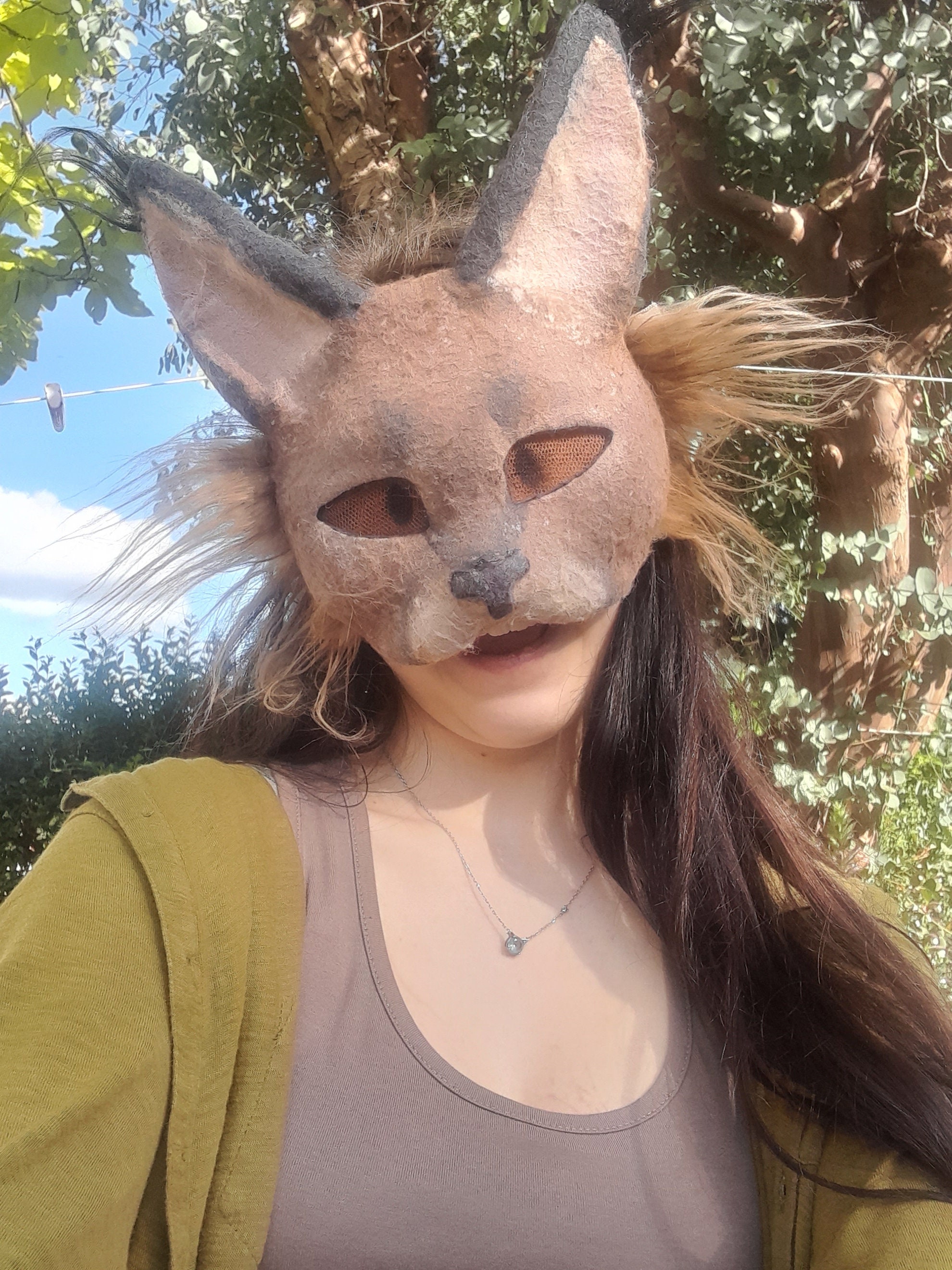 Custom Cat Mask // Therian Mask // Commissions Open - Etsy