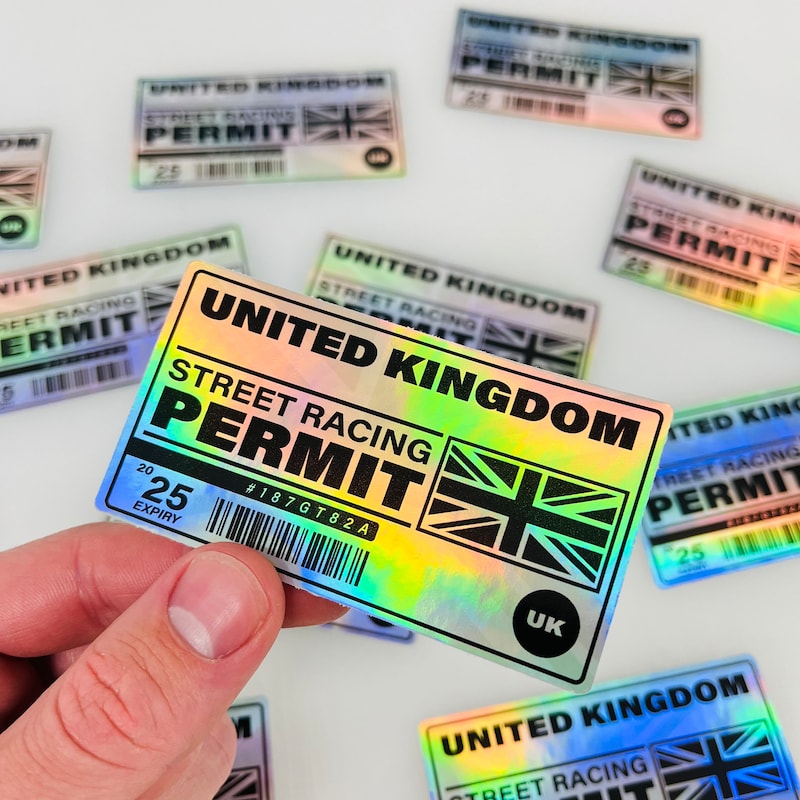 Chrome Stickers Racing - Etsy UK