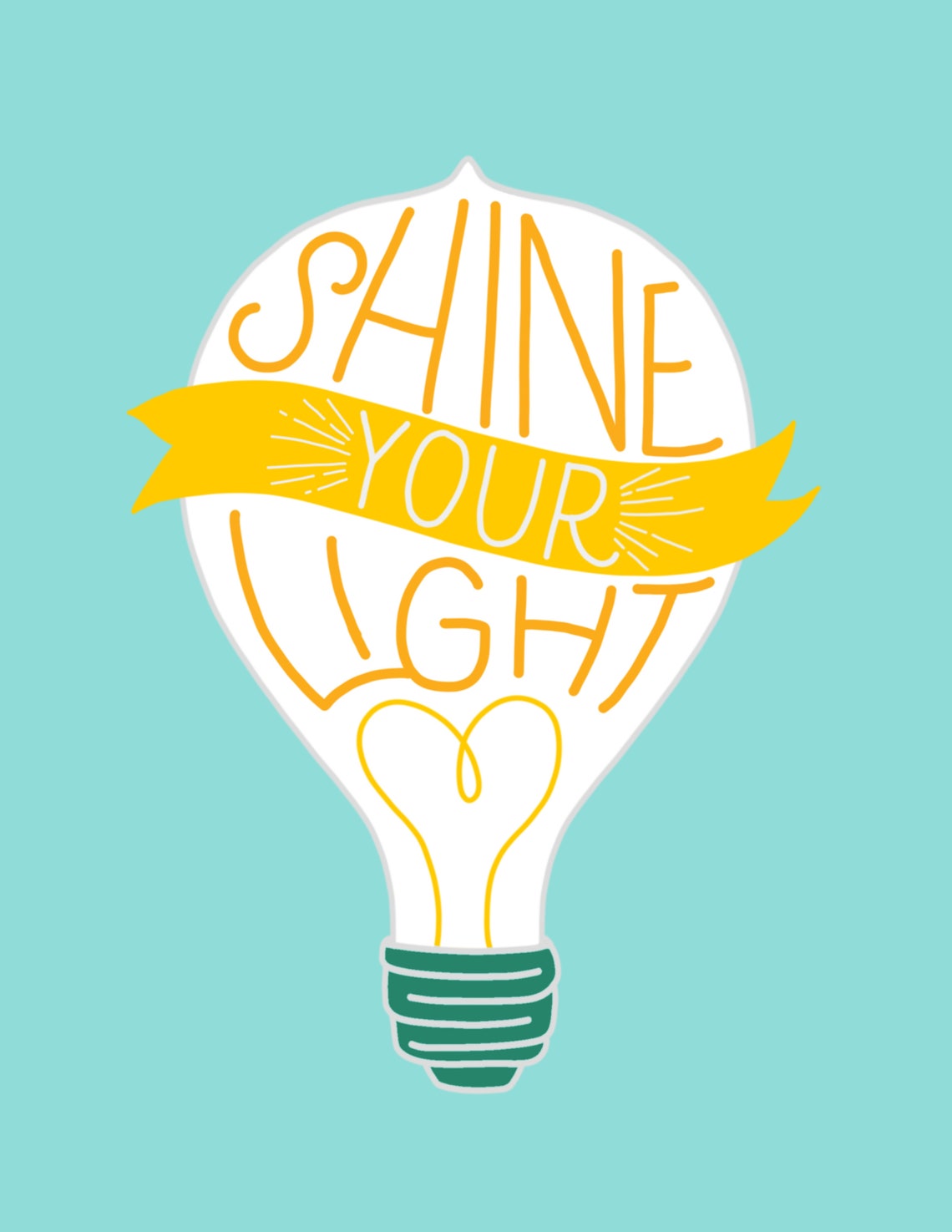 Shine Your Light PRINTABLE Digital File - Etsy