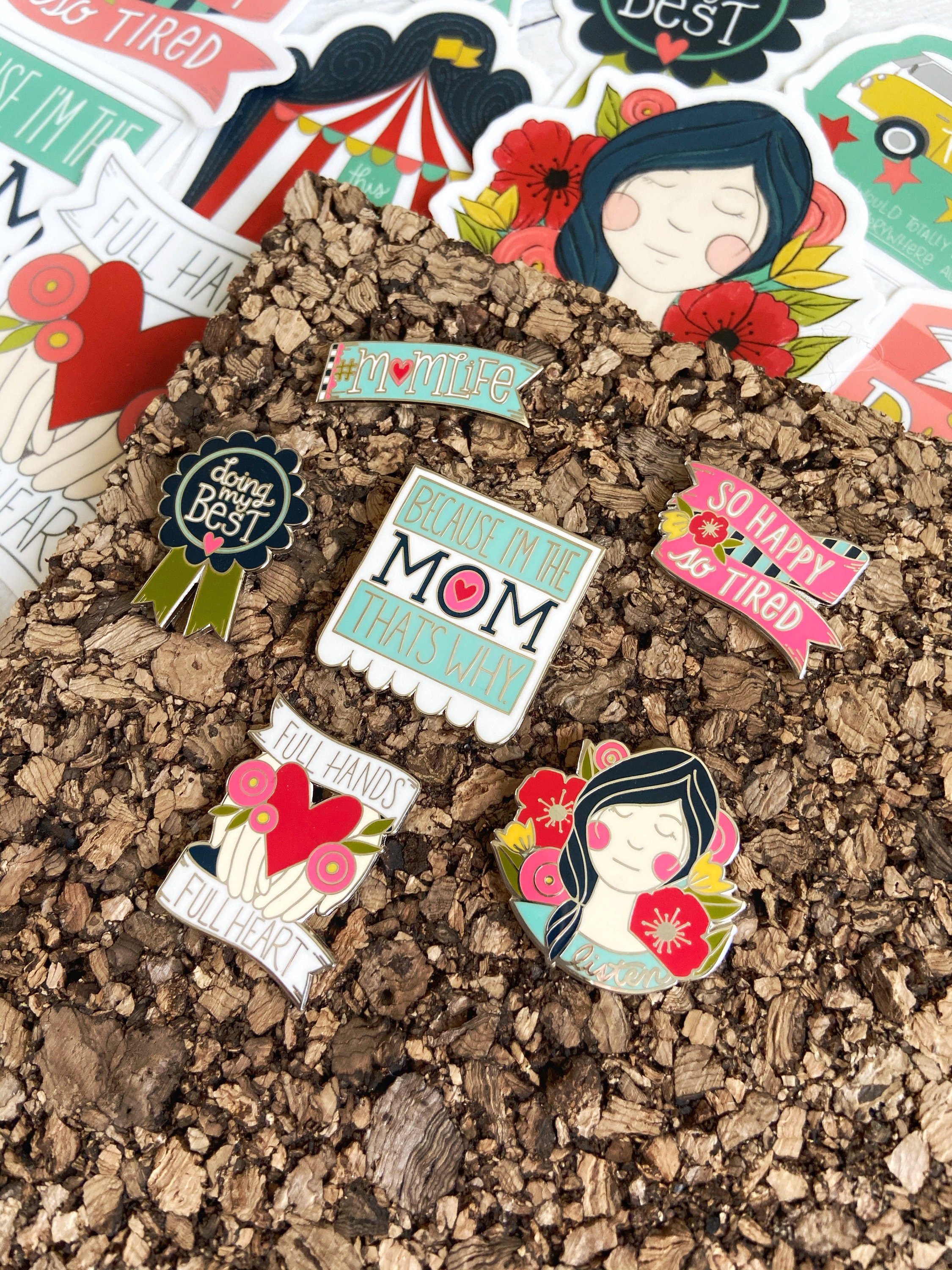 Full Hands Full Heart Enamel Pin - Etsy