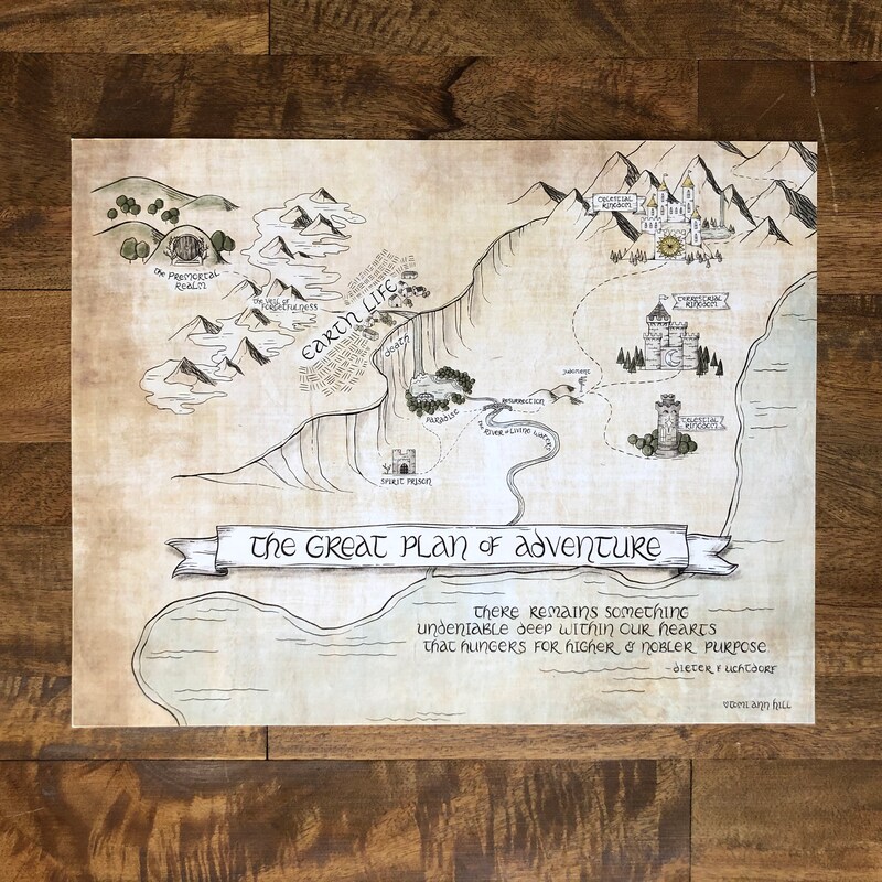 Adventure Map - Etsy