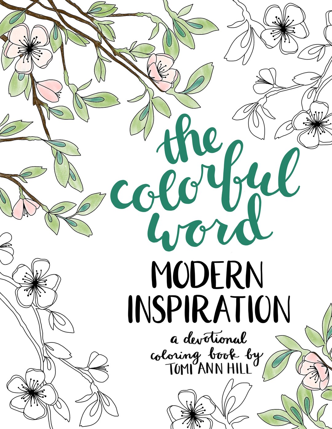 DIGITAL PRINTED COMBO the Colorful Word: Modern Inspiration a ...