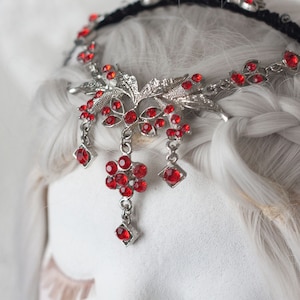 Princess Circlet | Ruby Enchantress | Fairy Crown, Elven Circlet ...