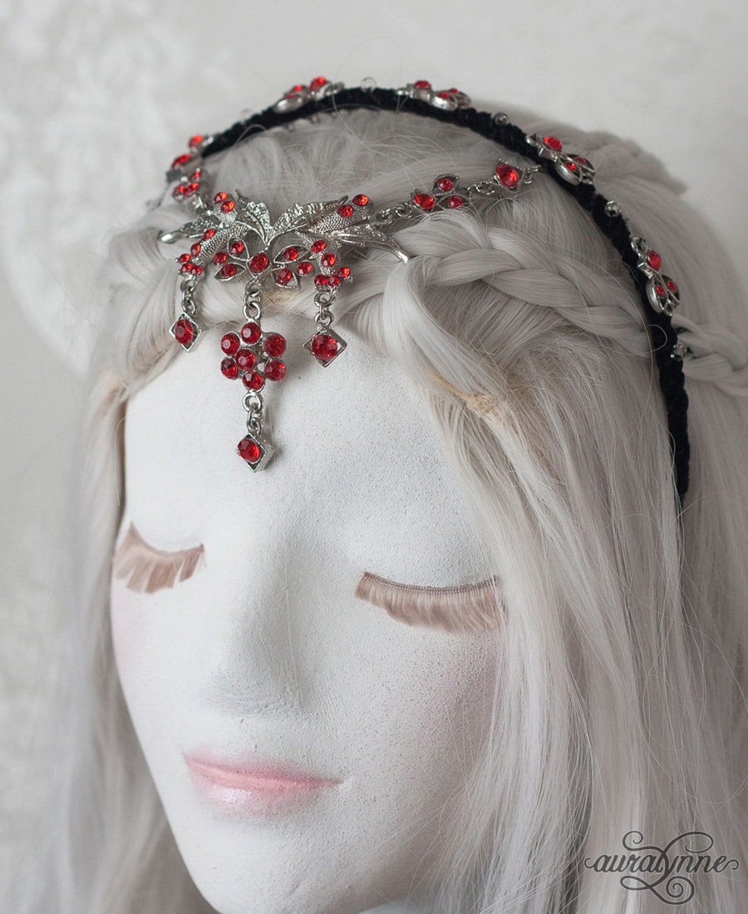 Princess Circlet | Ruby Enchantress | Fairy Crown, Elven Circlet ...