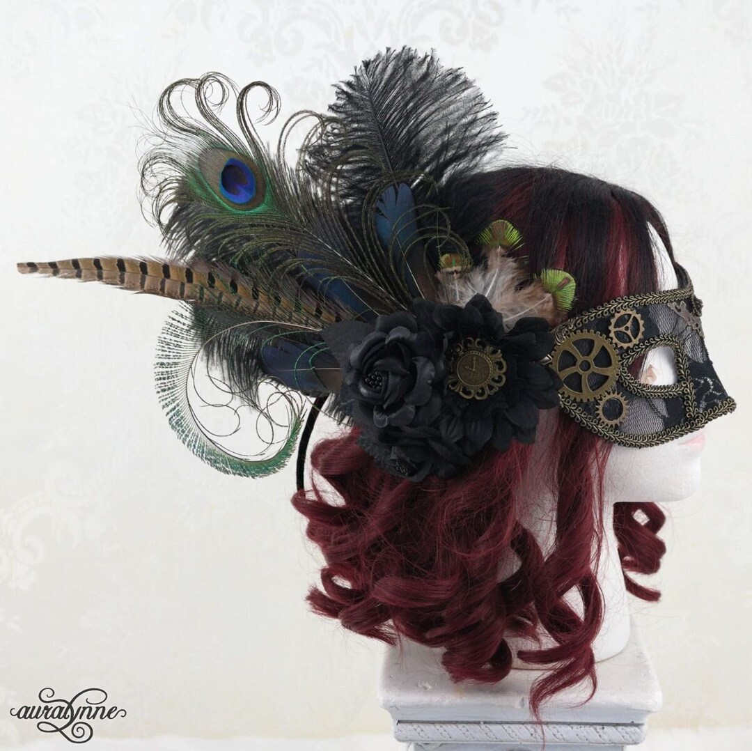 Steampunk Mask Gaslight Romance Masquerade Mask Venetian - Etsy