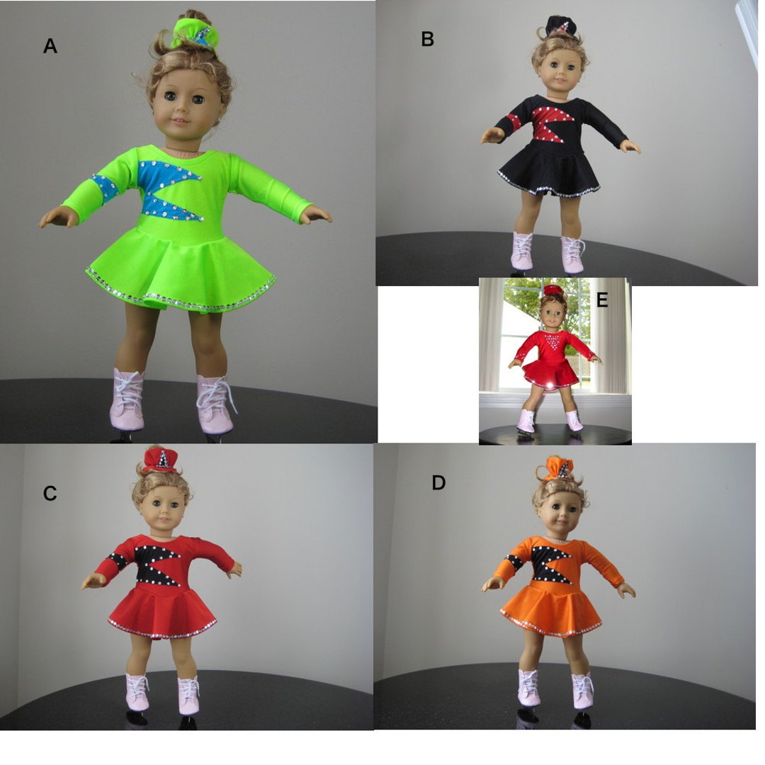 18" Doll Ice Skating Dress - Etsy