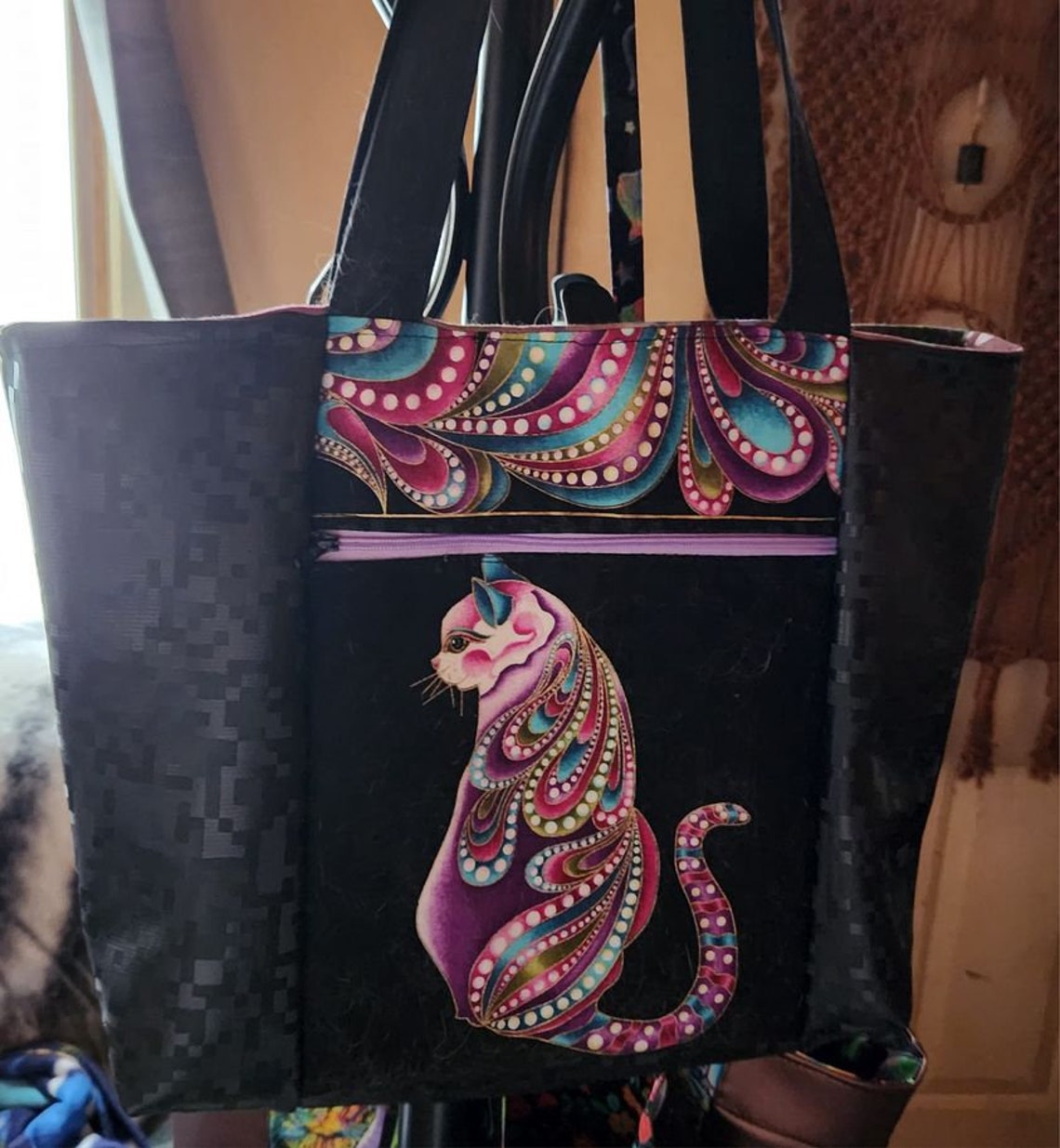 Finished Bagstock Pelican Tote. Straps Will Slip Over One Shoulder. Has ...