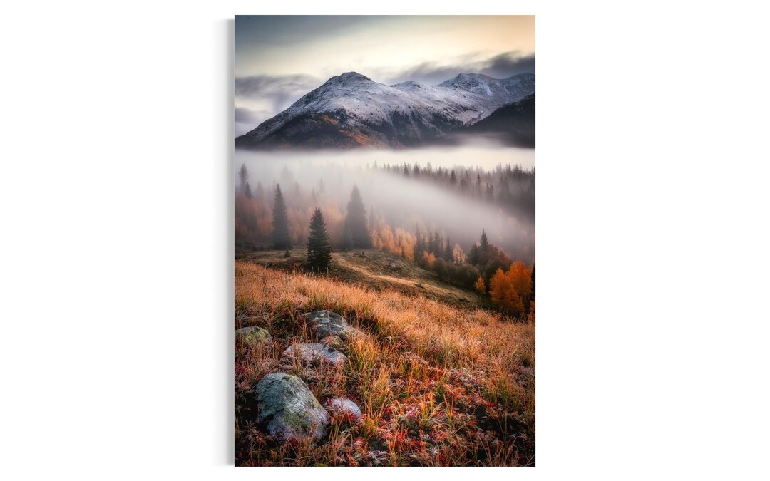 Silverton Colorado Morning Fog Rocky Mountains Wall Art – San Juan ...