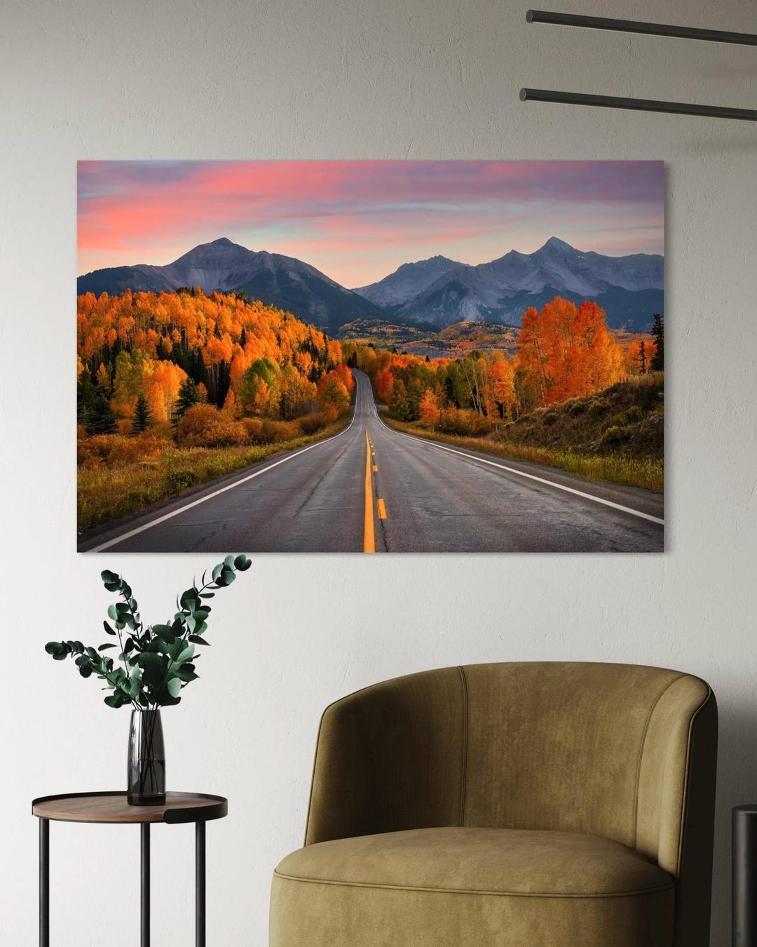 Colorado Telluride Autumn Sunset Print, Highway 145 San Juan Mountains ...