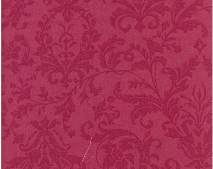 Moda Hot Pink Damask Fabric - Etsy