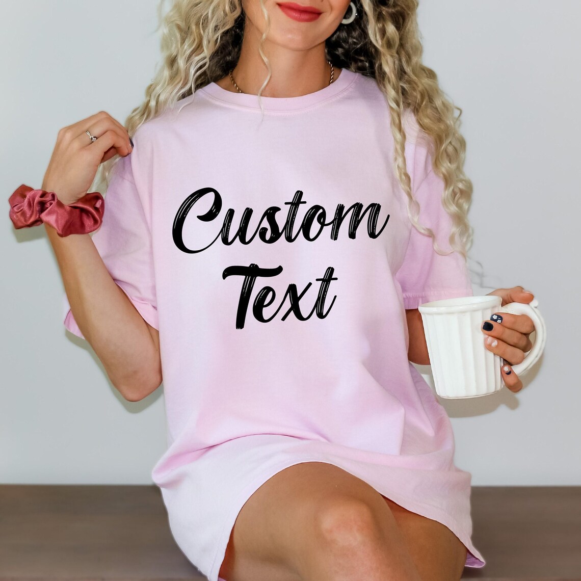 Comfort Colors Custom Text Shirt, Comfort Colors Custom Business Logo ...