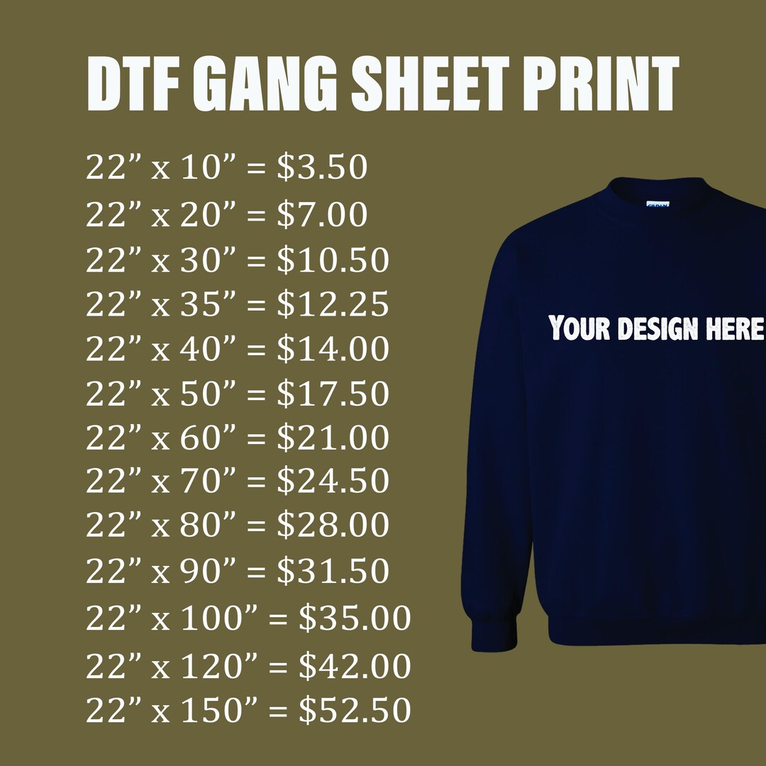 Custom DTF Transfers, Full Color Heat Press Prints, Bulk Wholesale ...
