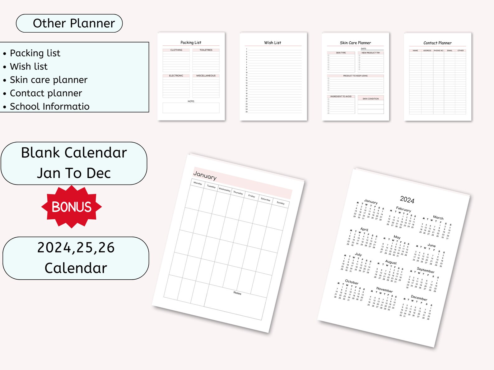 EDITABLE ADHD Brain Dump Printable, ADHD Daily Planner, Priority Matrix ...