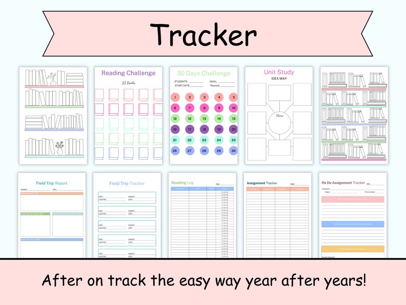 HOMESCHOOL Planner Printable, Home School Teacher, Homeschool Lesson ...