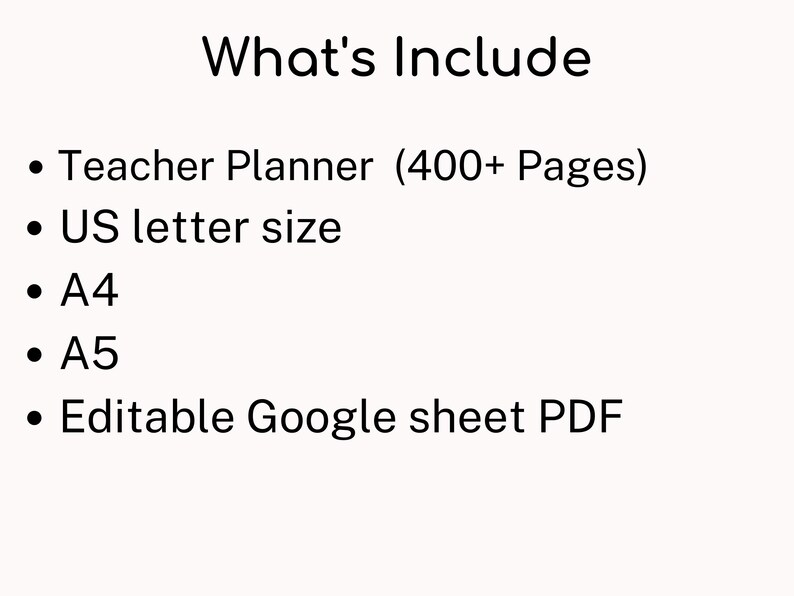 2024-2025 Teacher Planner Printable, Spiral Teacher Planner, Lesson ...