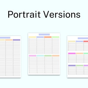 Master Task List Printable, Blank Checklist Template, Master to Do List ...