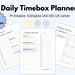 Timebox Planner Printable, Time Boxing Template, Time Tracker Editable ...