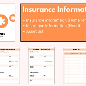 Emergency Binder Printable, Life Binder, in Case of Emergency Binder ...