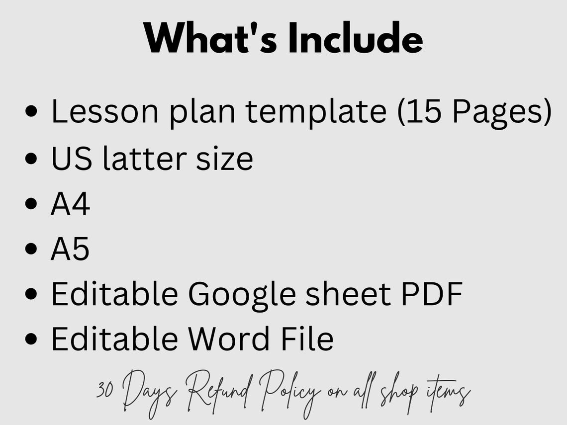 Weekly Lesson Plan Template, Lesson Planner Bundle, Lesson Plan Book ...