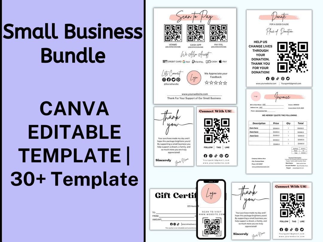 2024 Printable Small Business Planner Bundle, Craft Show Templates ...