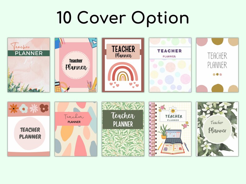 2024-2025 Teacher Planner Printable, Spiral Teacher Planner, Lesson ...