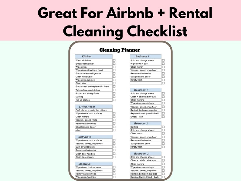 Housekeeping Checklist Printable, Flylady Cleaning Control Journal ...