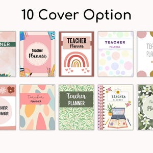 2024-2025 Teacher Planner Printable, Spiral Teacher Planner, Lesson ...