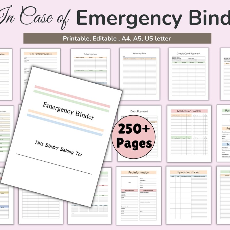 In Case of Emergency - Etsy