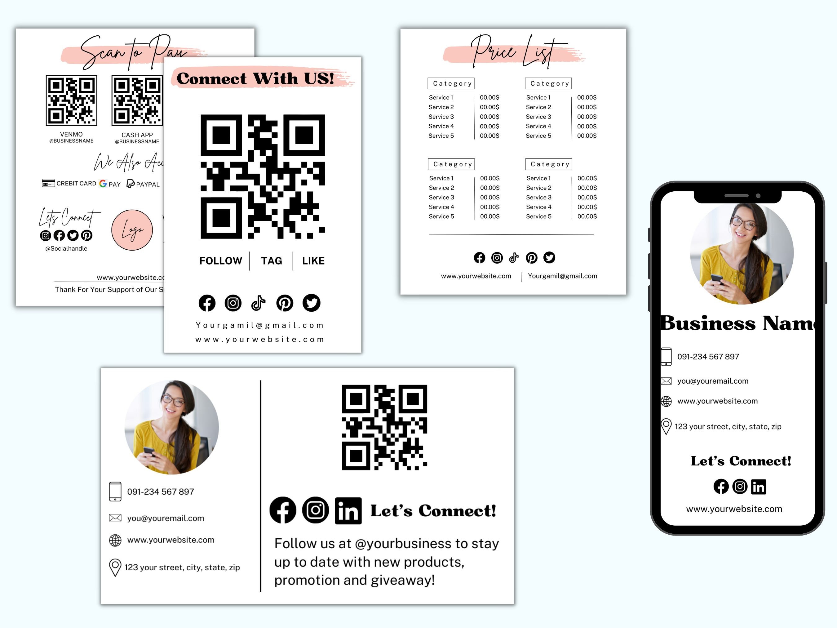 2024 Printable Small Business Planner Bundle, Craft Show Templates ...