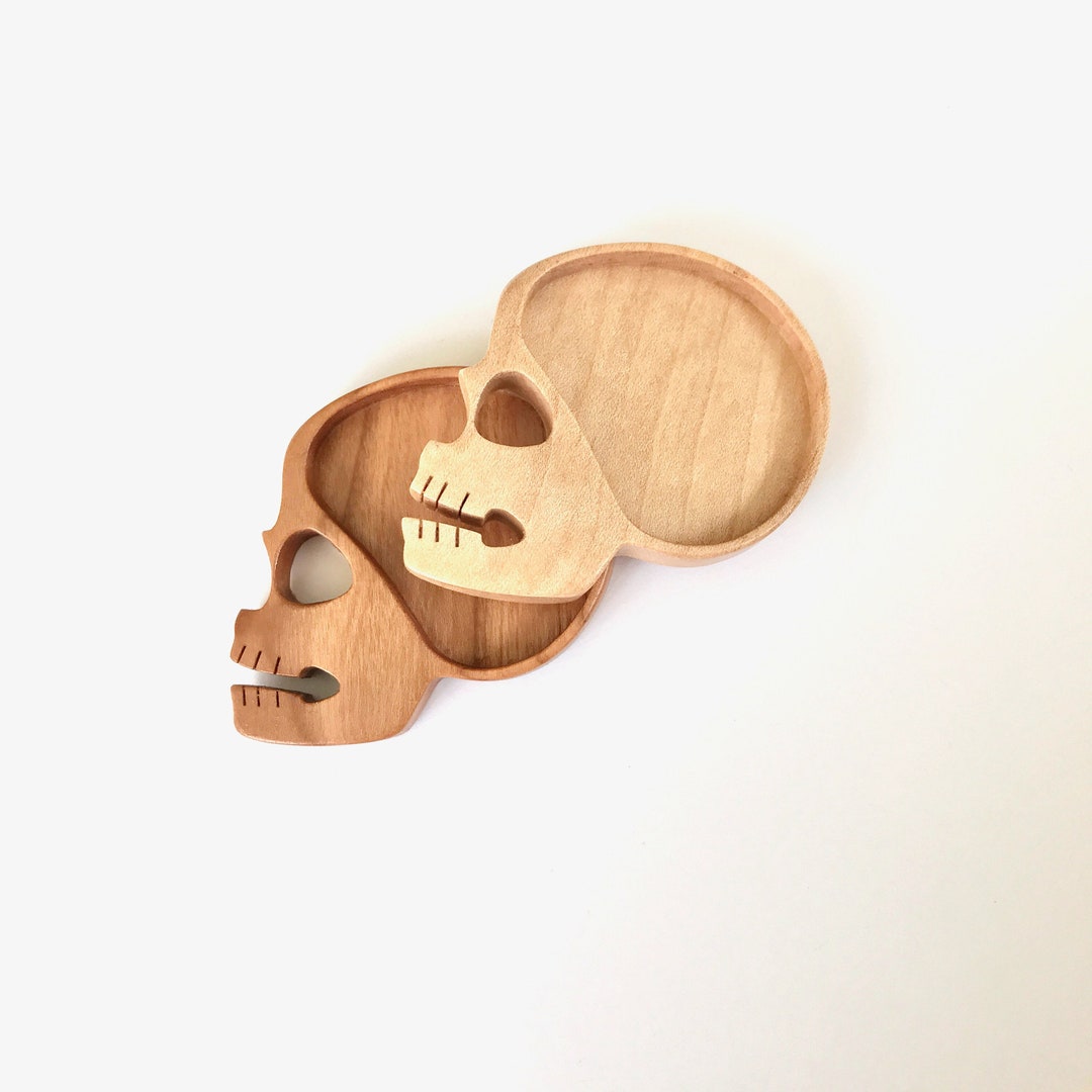 Skull Brooch Setting - Fine Finished Hardwood - (S10) - Etsy