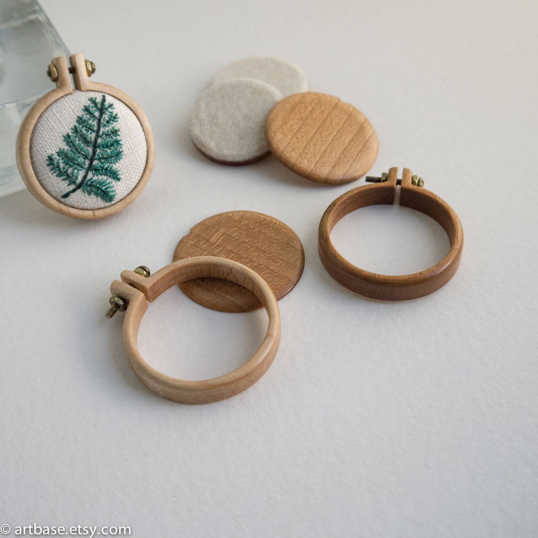 Mini Hoop Embroidery Frame Kit NOT Laser Premium Hardwood: - Etsy