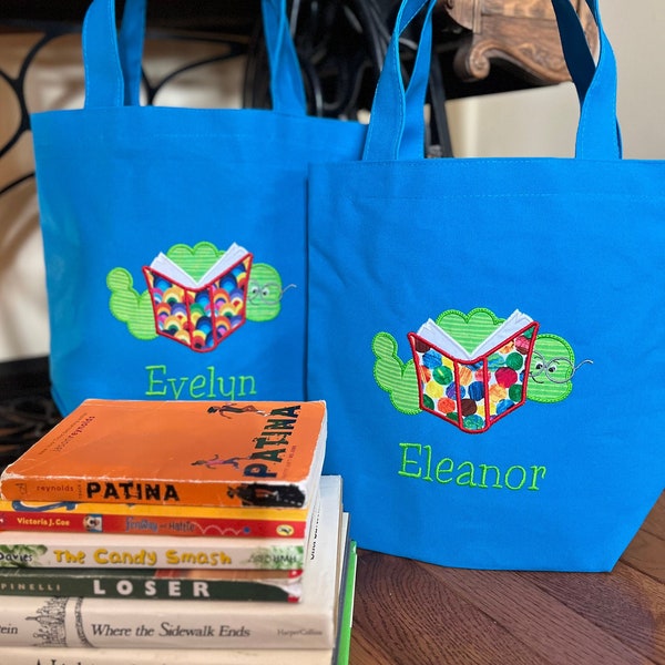 Library Book Bag - Etsy