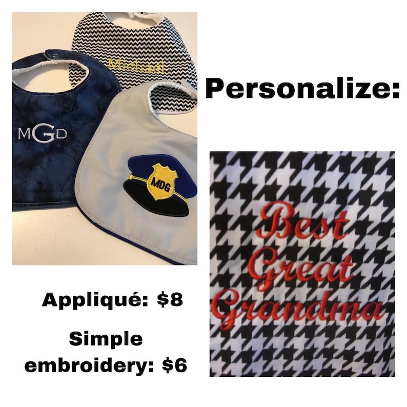 Made to Order -- SPECIAL NEEDS BIB Youth or Adult -- With Absorbent ...