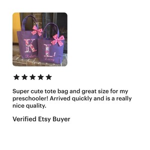 TOTE BAG Piano Keyboard Music Custom Made and Personalized Toddler or ...