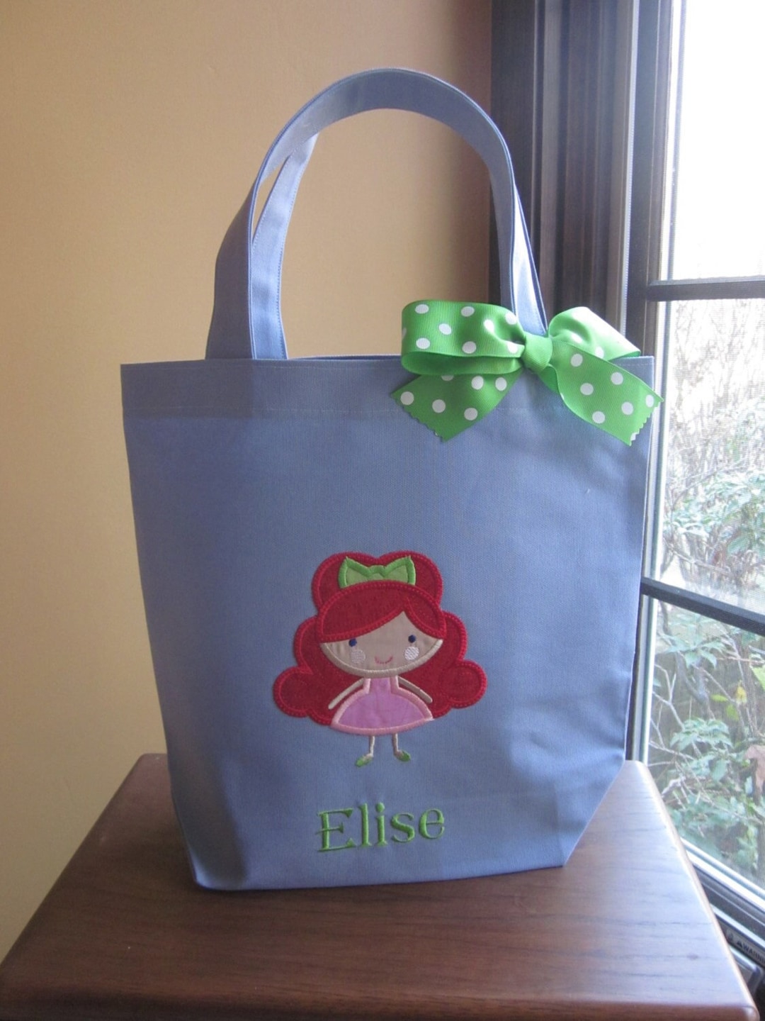 TOTE BAG Girly Girl Custom Designed and Personalized Toddler - Etsy