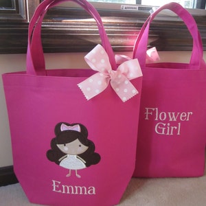 TOTE BAG Girly Girl Custom Designed and Personalized Toddler or Big Kid ...