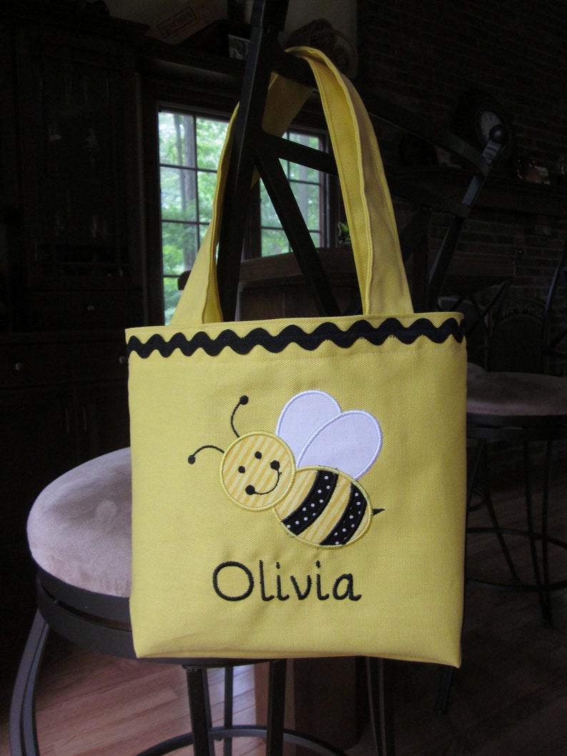 TOTE BAG Busy Little Bee Custom Designed and Personalized - Etsy