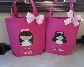 TOTE BAG Girly Girl Custom Designed and Personalized Toddler | Etsy