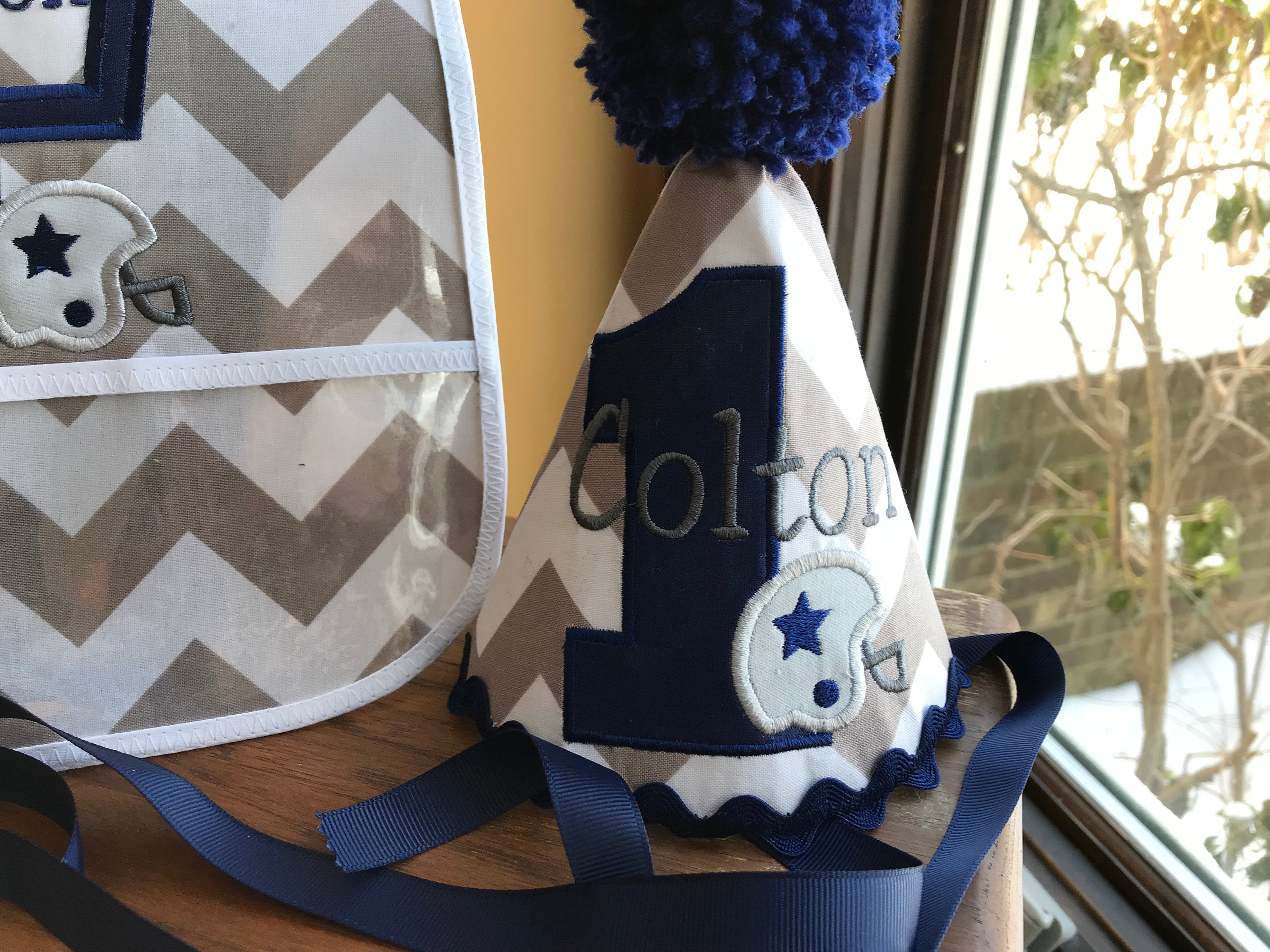 KIDS BIRTHDAY SET Dallas Cowboy Football Birthday Hat and | Etsy