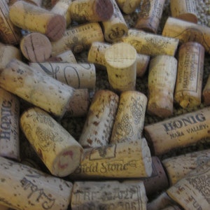 50+ Used Wine Corks for Crafting Projects - 100% Natural Cork - Etsy