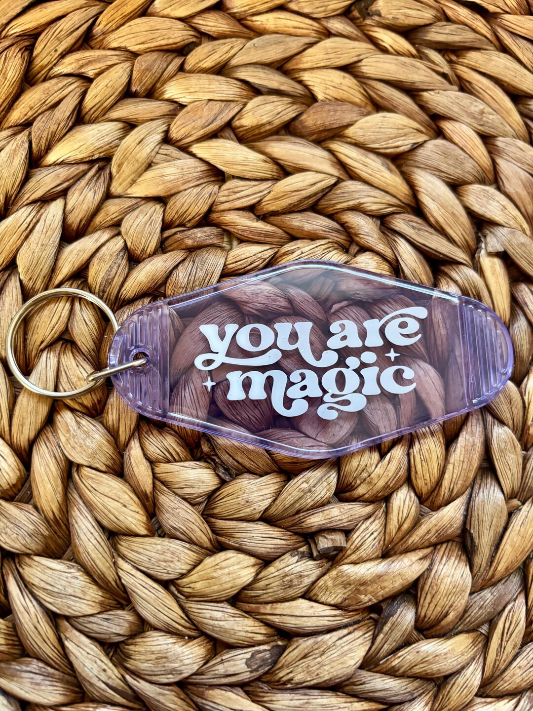 Cute Vintage Style Motel Keychain Keyring You Are Magic Gift - Etsy